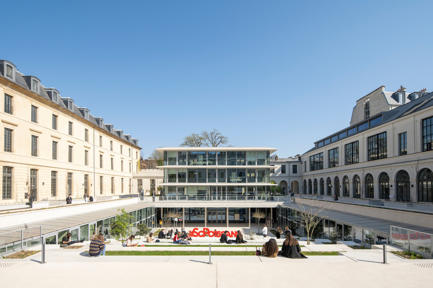 Sogelym Dixence : Nos Projets : 1 Saint-Thomas - Campus Sciences Po Paris